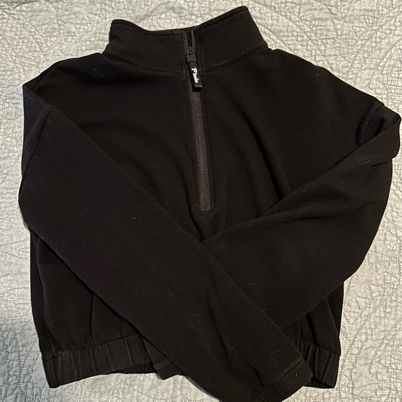 P'tula | Tops | Ptula Womens Athletic Crop Mara Jacket Size Small Black | Poshmark